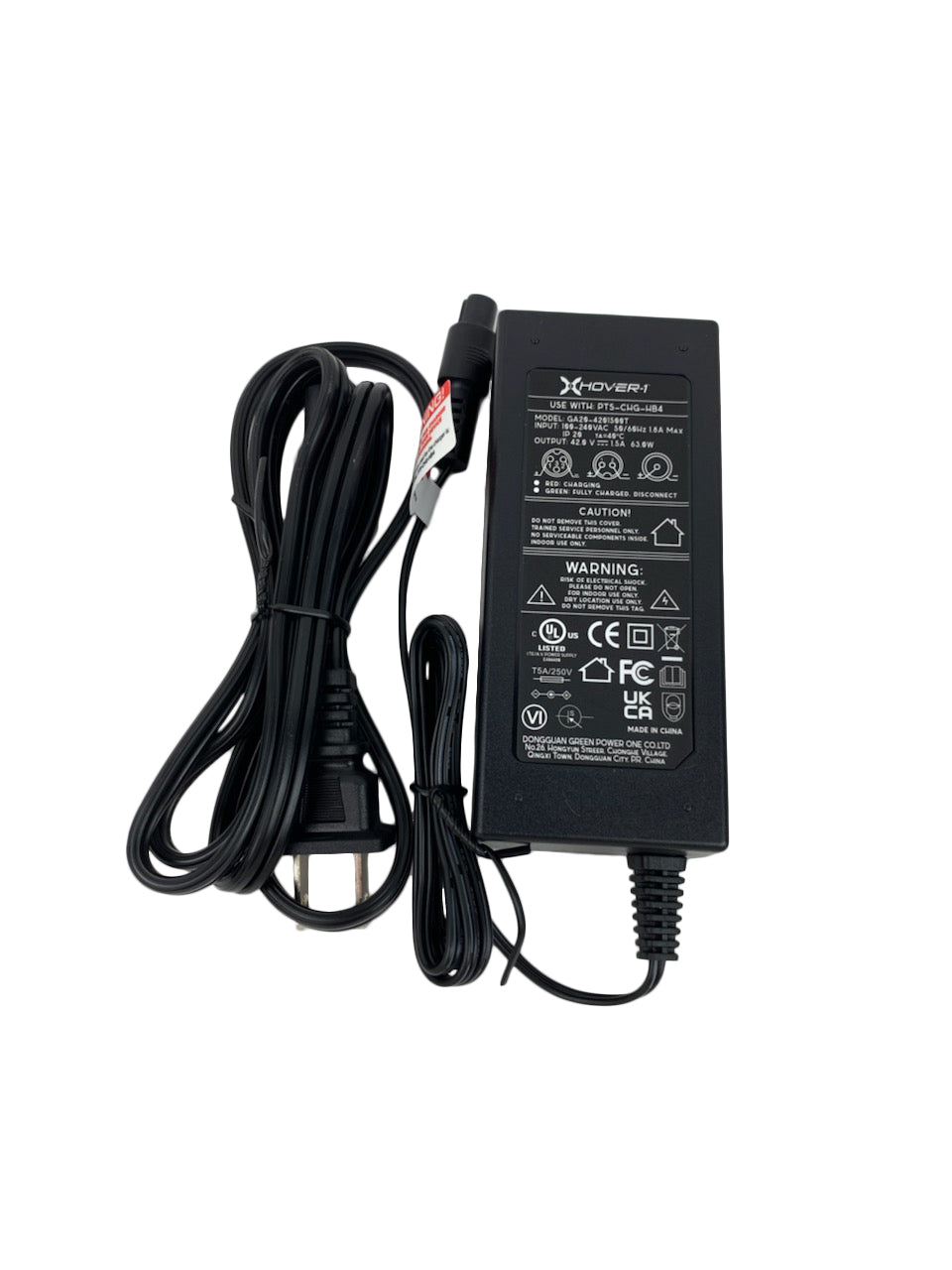 Hover-1™ Hoverboard Charger - Ranger Pro, Charger, Titan, H1, Eclipse ...